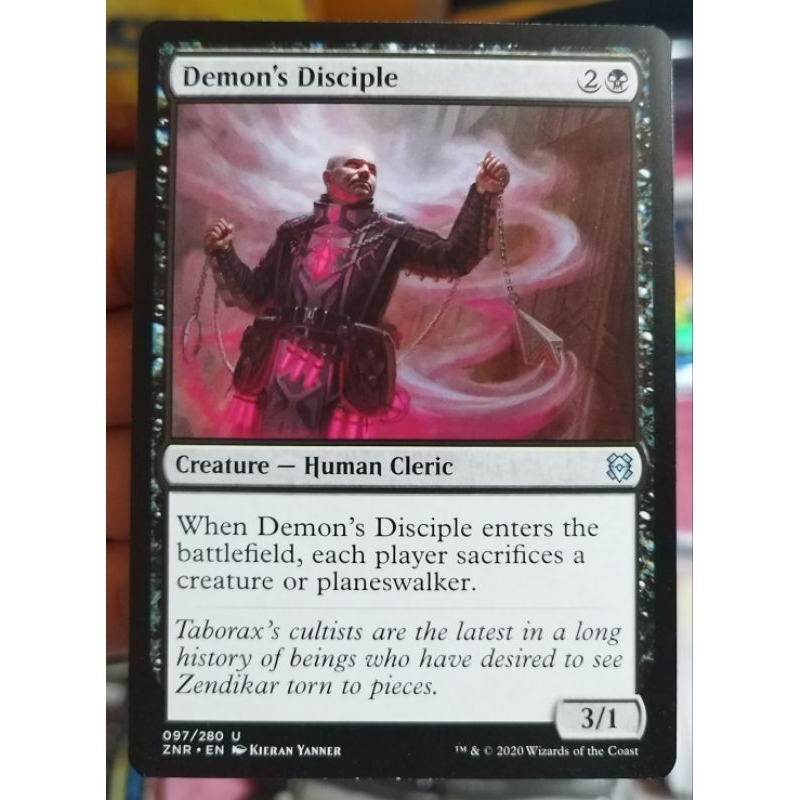 Demon's Disciple (Magic the gathering) | Shopee Philippines