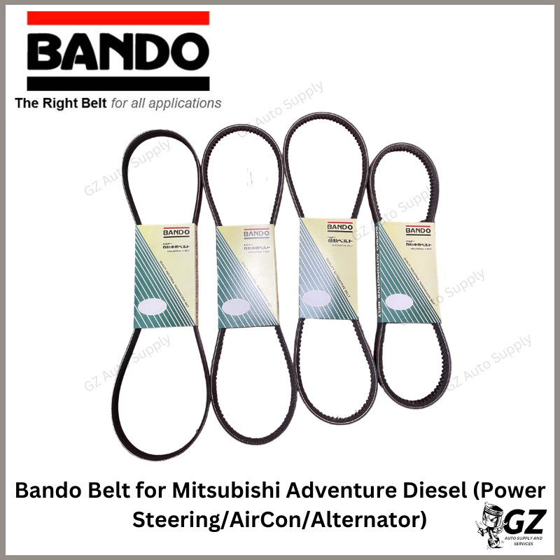 Bando Belt for Mitsubishi Adventure Diesel Engine (Power Steering ...