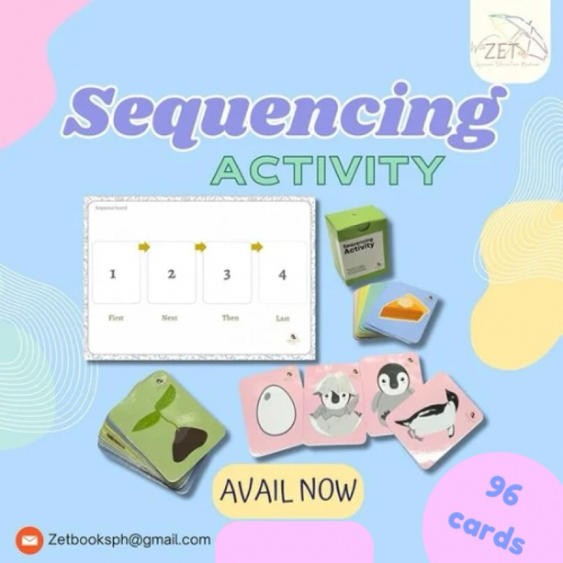 Sequencing Activity 4-Step for Speech and Language Therapy, | Shopee ...