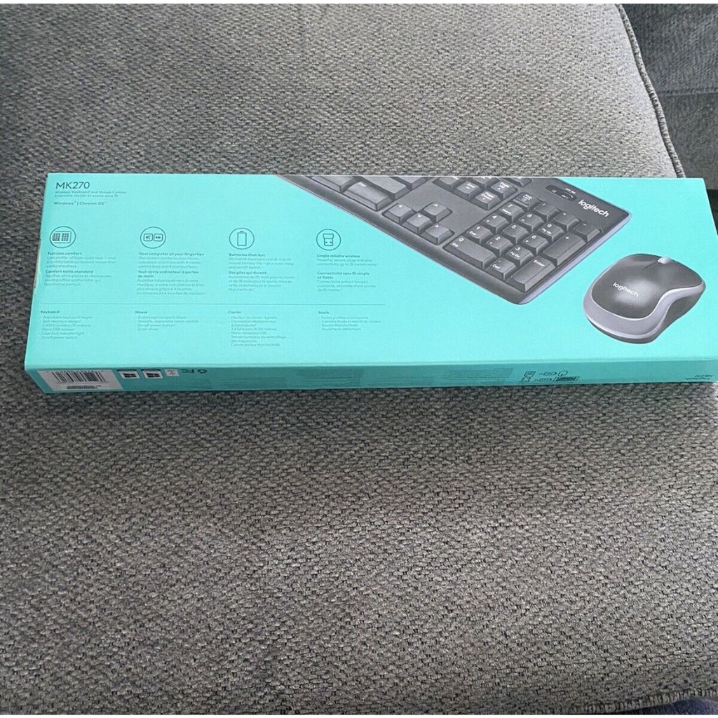 Logitech Mk270 Wireless Keyboard And Mouse Combo For Windows Wireless