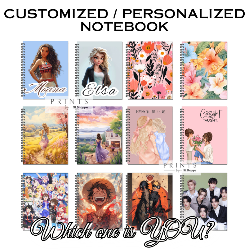 Personalized Customized Notebook with Name and or your own design ...