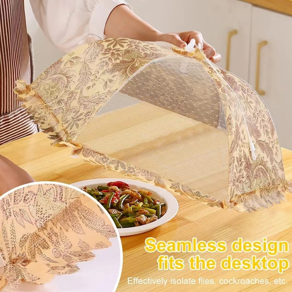 Food Cover Foldable/Collapsible Pop Up Food Net Cover/Table Food Cover ...