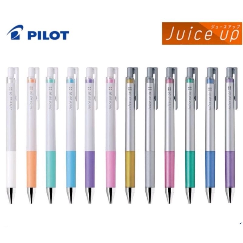 Pilot Japan Juice Up Metallic / Pastel Color 0.4mm Gel Pen | Shopee ...