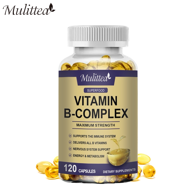 Mulittea Vitamin B Complex Capsule Reduce Stress & Supports Better ...