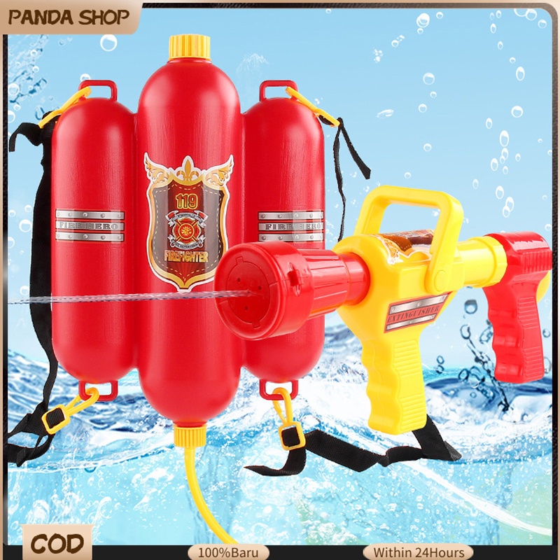 Kids Fire Extinguisher Backpack Toy Firefighter Water Gun Toy ...