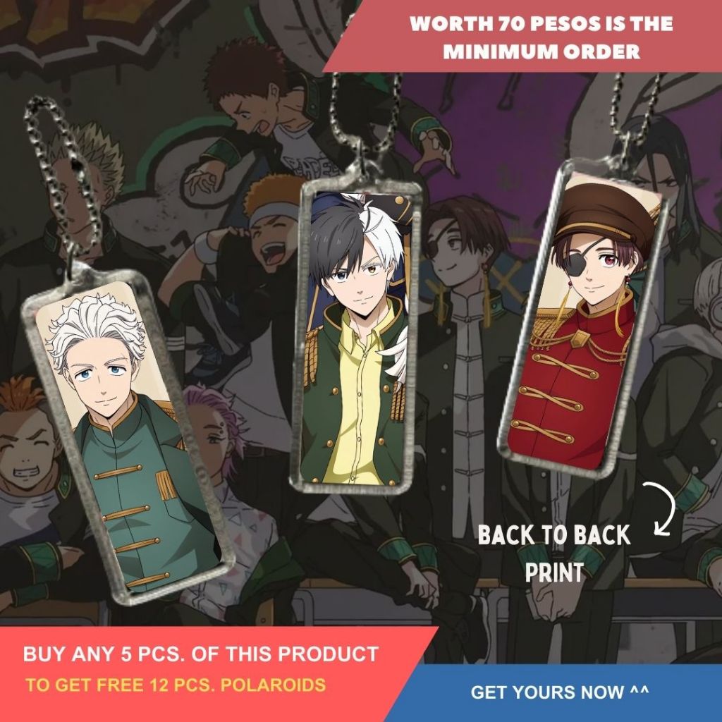 Keisohmiph | Wind Breaker Anime Rectangle Keychain (Back To Back Print ...
