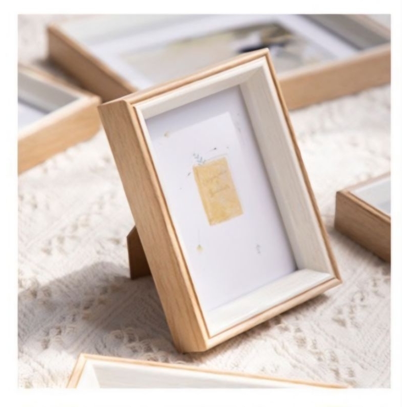 Single Minimalist Rustic Wooden Picture Photo Frame Home Decor | Shopee ...