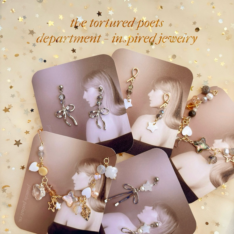 TTPD Tortured Poets - Taylor Swift - Inspired Handmade Jewelry • 14K ...