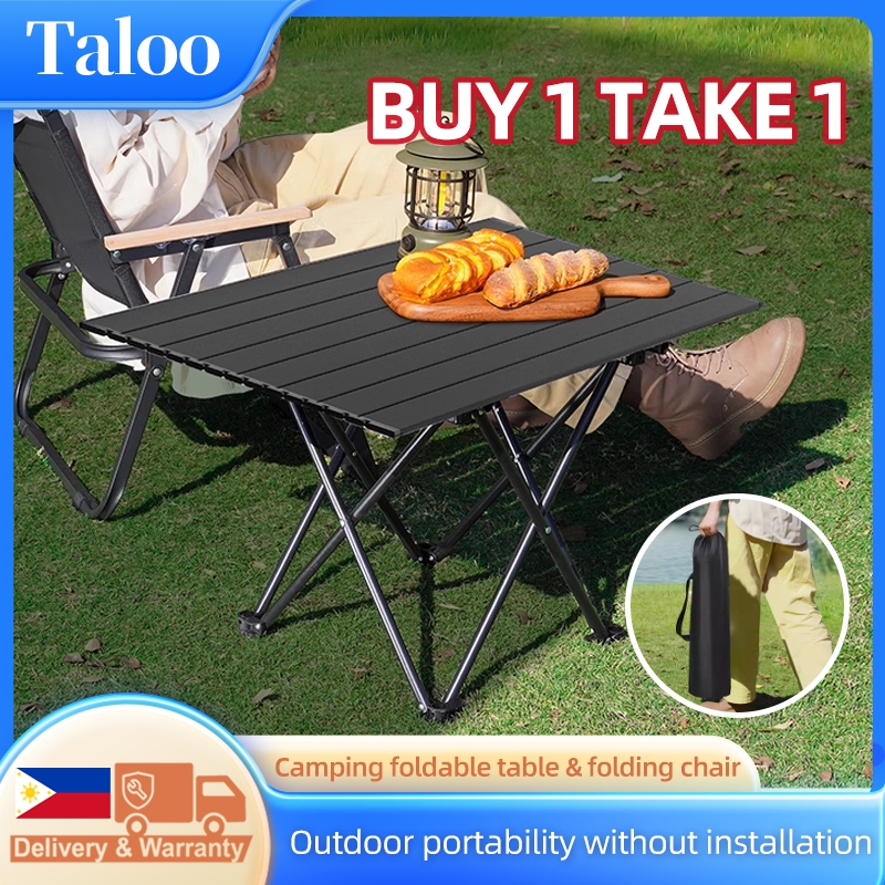 Outdoor Foldable Table Folding Chair Camping Table Camping Chair Dining ...