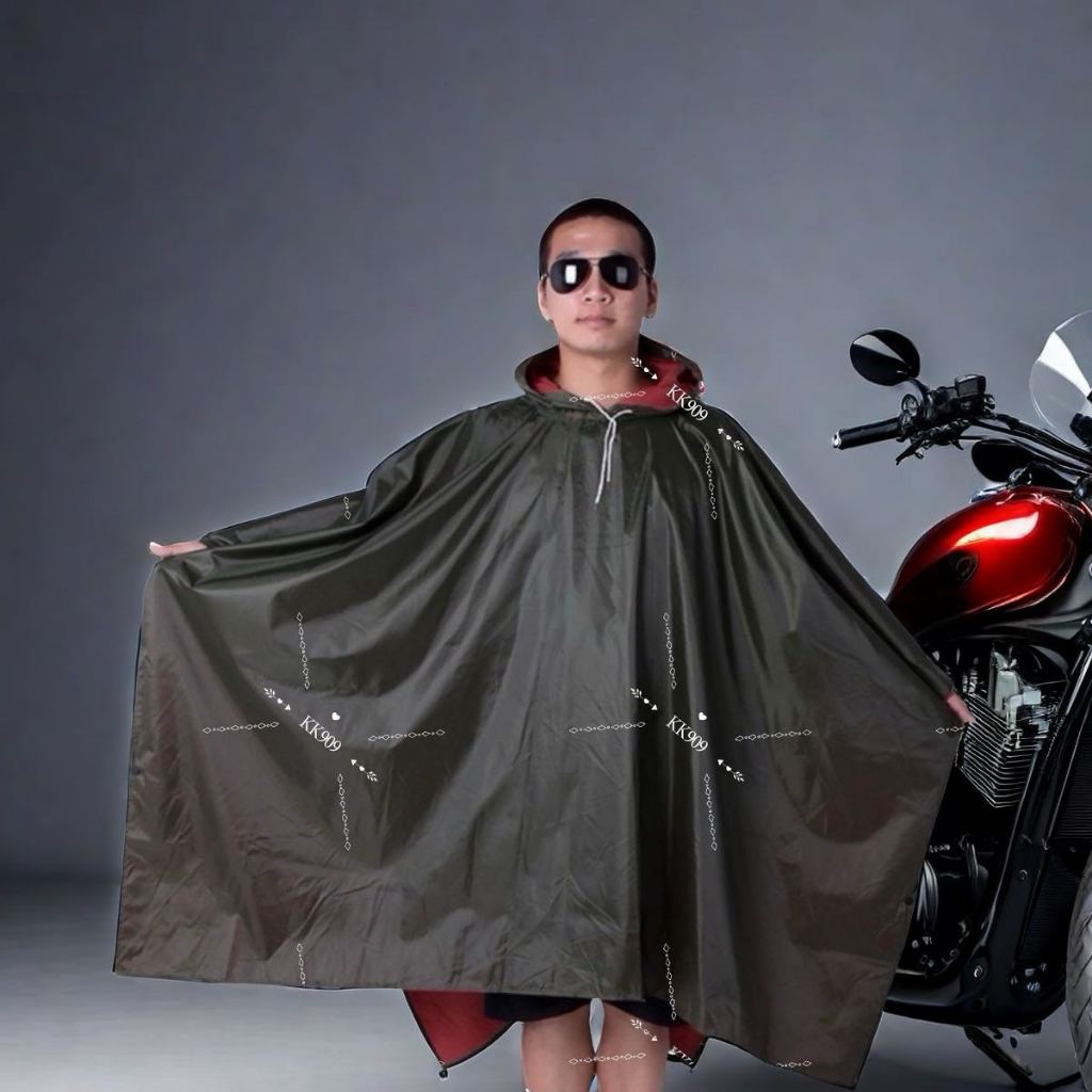 Whole Body Motorcycle Raincoat Poncho Raincoat Motorcycle Bicycle Thick ...