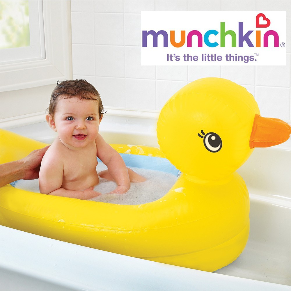 CUTE BABY STUFF Munchkin Inflatable Bath Tub May Stain walang box DUCK ...