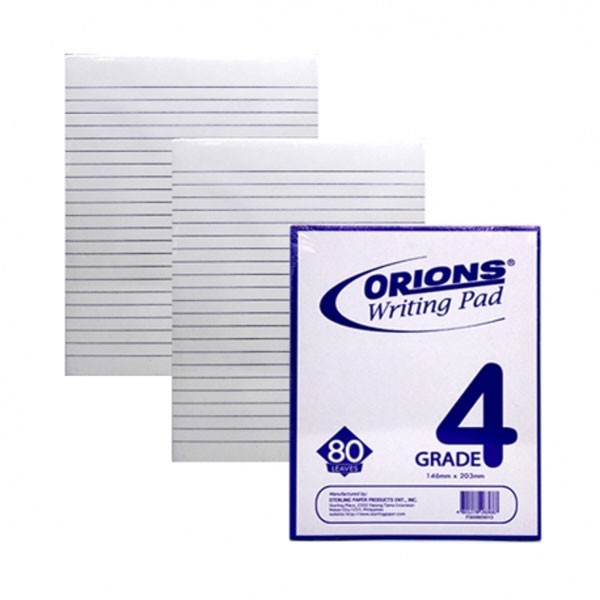 Orions Grade 4 Writing Pad 3/Pack 50gsm | Shopee Philippines