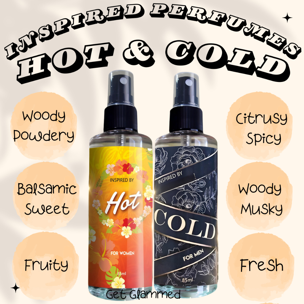Hot Cold Best Selling Inspired Oil Based Perfume 85ml. Men & Women COD ...