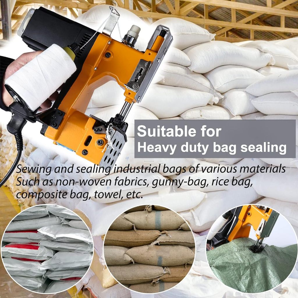 Sack Sealer Bag Closer Sewing Machine Portable Sack Sewing Machine Hand ...