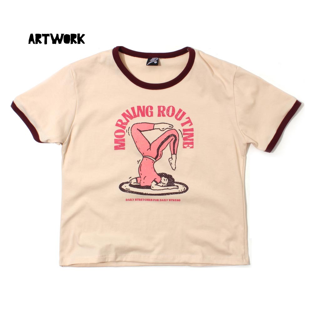 ARTWORK Morning Routine (T-shirt for Women) | Shopee Philippines