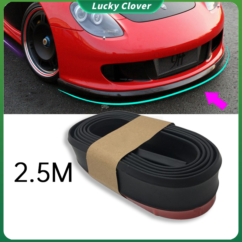 5CM*250CM Universal Samurai Lip Skirt Protector Car Front Bumper Lip ...