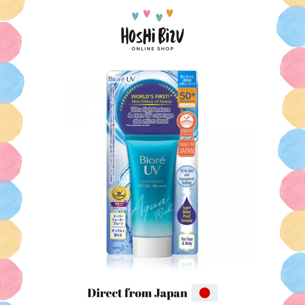 BIORE UV Aqua Rich Watery Essence SPF50+ PA++++ 50grams | Shopee ...