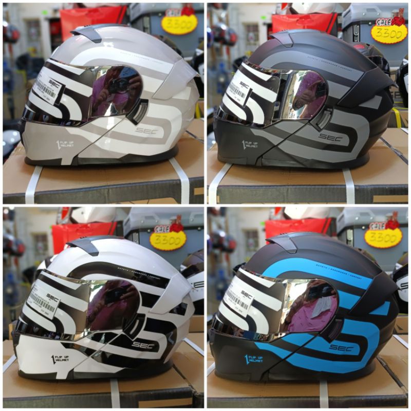 SEC PILOT BRAND MODULAR DUAL VISOR | Shopee Philippines