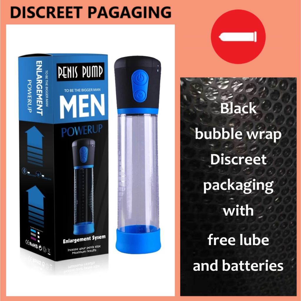 With free lube waterproof penis pump automatic enlargement Sex toys for ...
