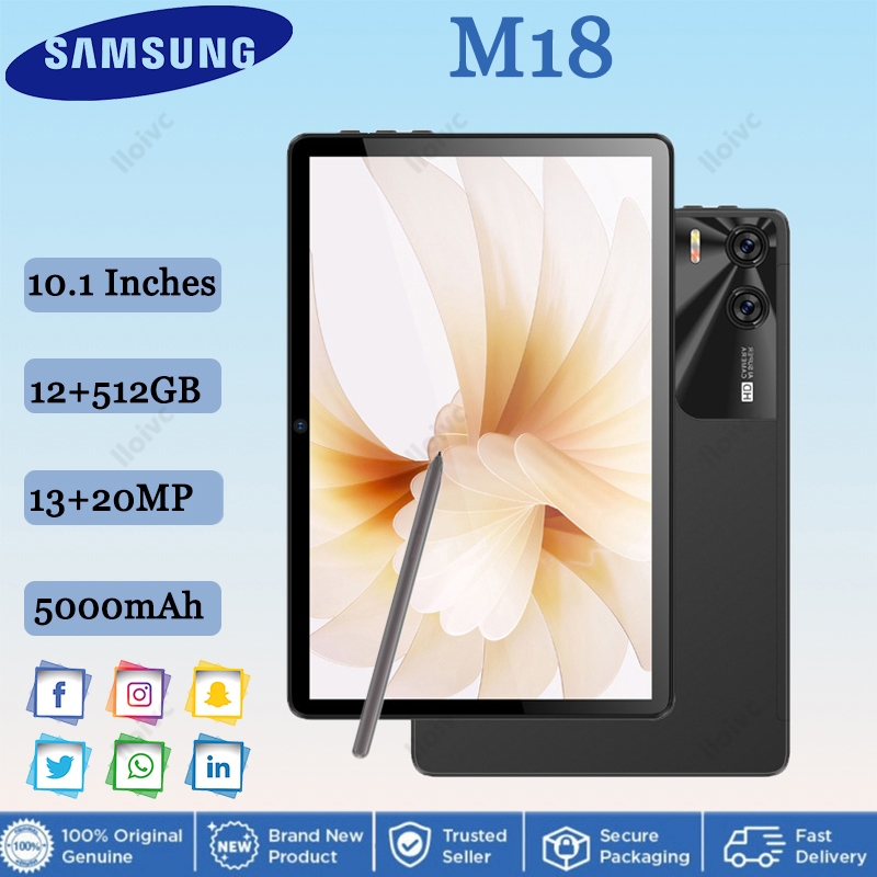 2024 New Samsung 5G tablets 12GB+512GB Learning Tablet For Online Class ...