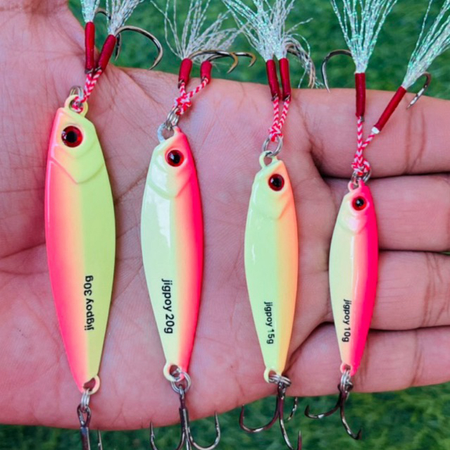 Jigpoy Luminous Metal Micro Jig available in 7g, 10g, 15g, 20g, 30g ...