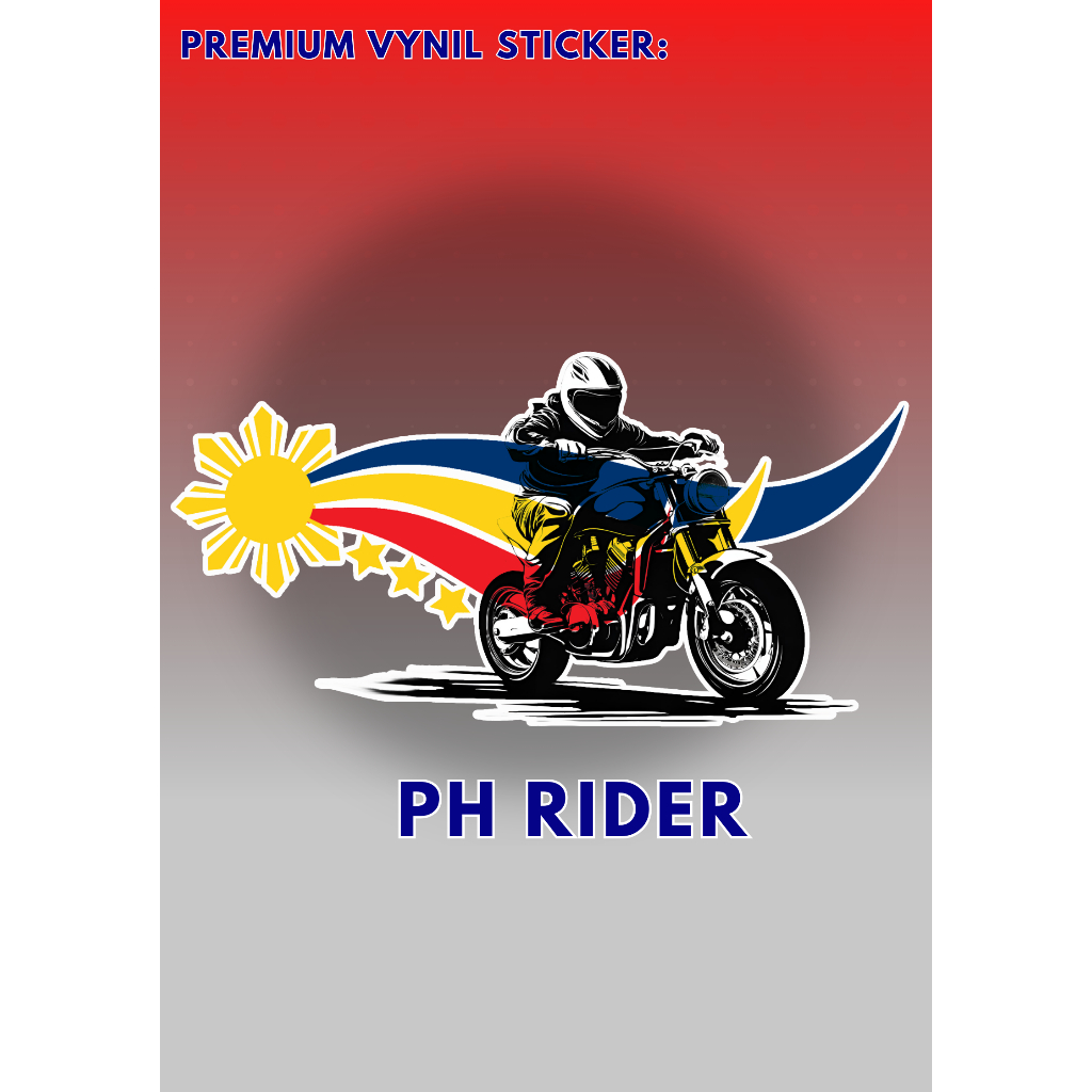 Premium Vinyl Sticker (PH Rider) | Shopee Philippines
