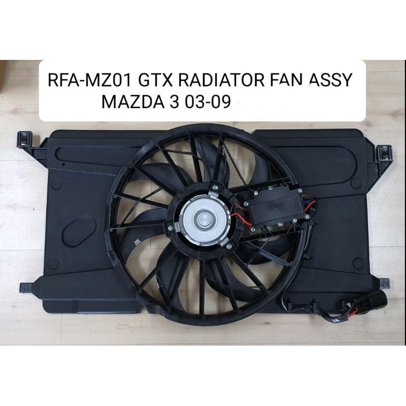 Radiator Fan Assembly Mazda 3 (2003-2009) (FAN MOTOR CENTER LOCATION ...