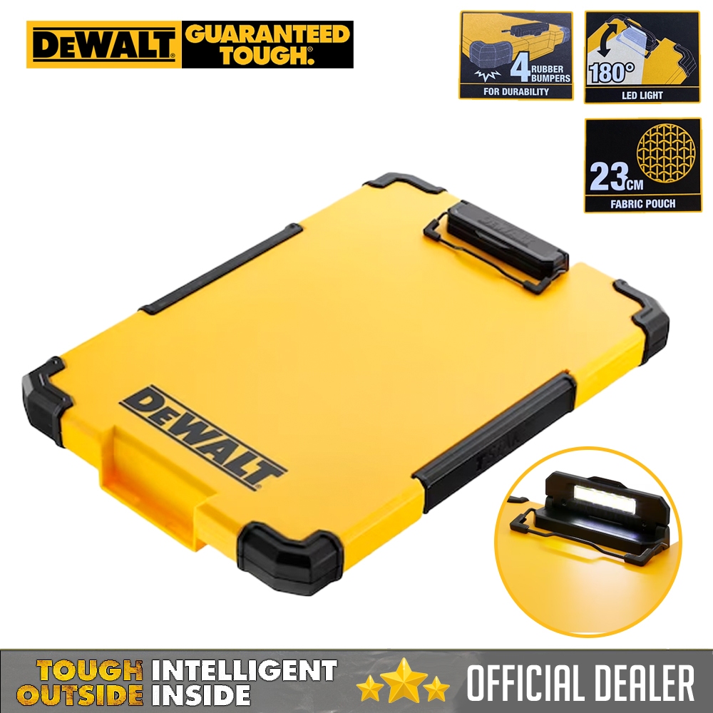 DeWalt TSTAK Jobsite Clipboard with LED Light ( DWST82732-1 ) | Shopee ...