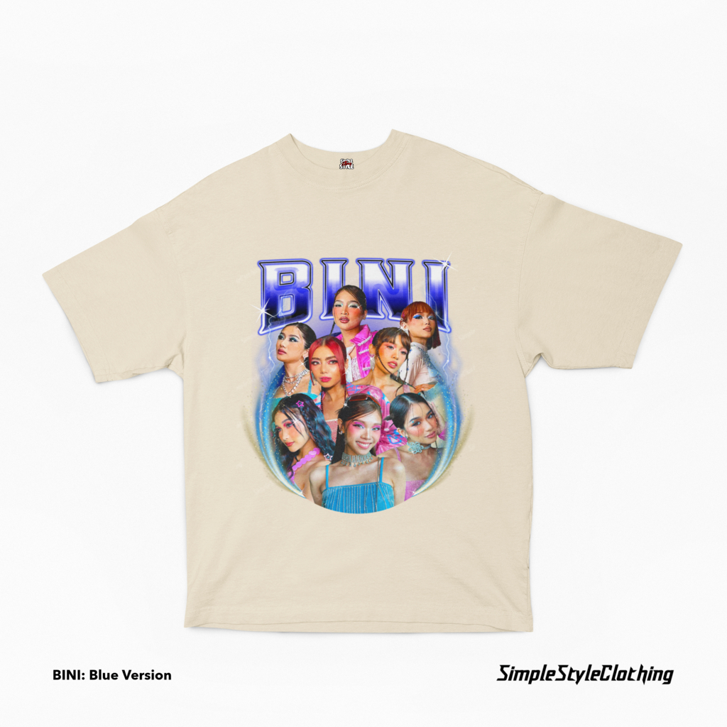 BINI Pink and Blue Version Oversized Tshirt | Simple Style Clothing T ...