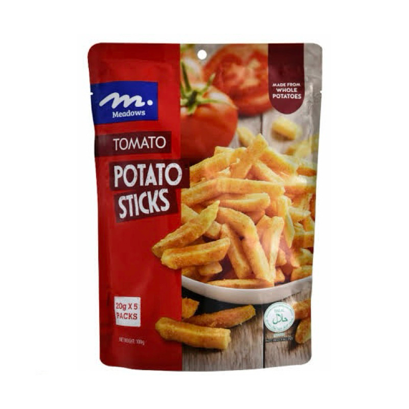 Meadows Tomato Potato Sticks 100grams | Shopee Philippines