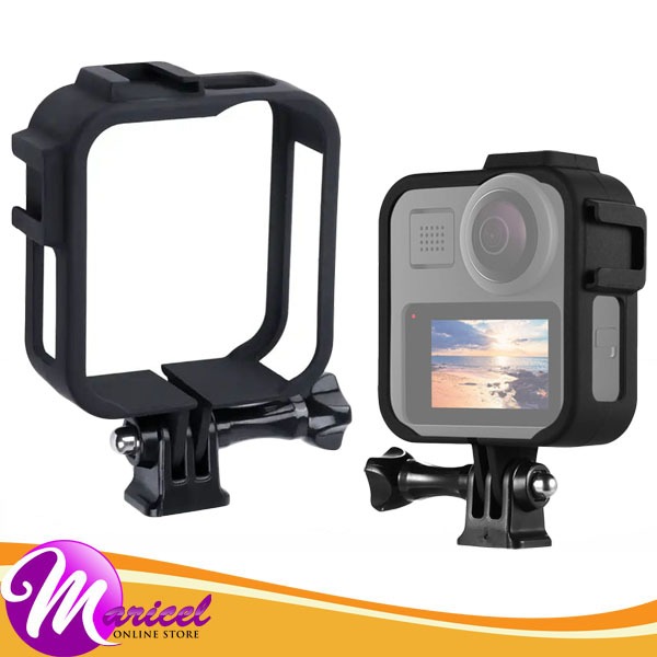 GoPro Max Camera Protective Frame Case w/ Cold Shoe Mount GP-M10 ...