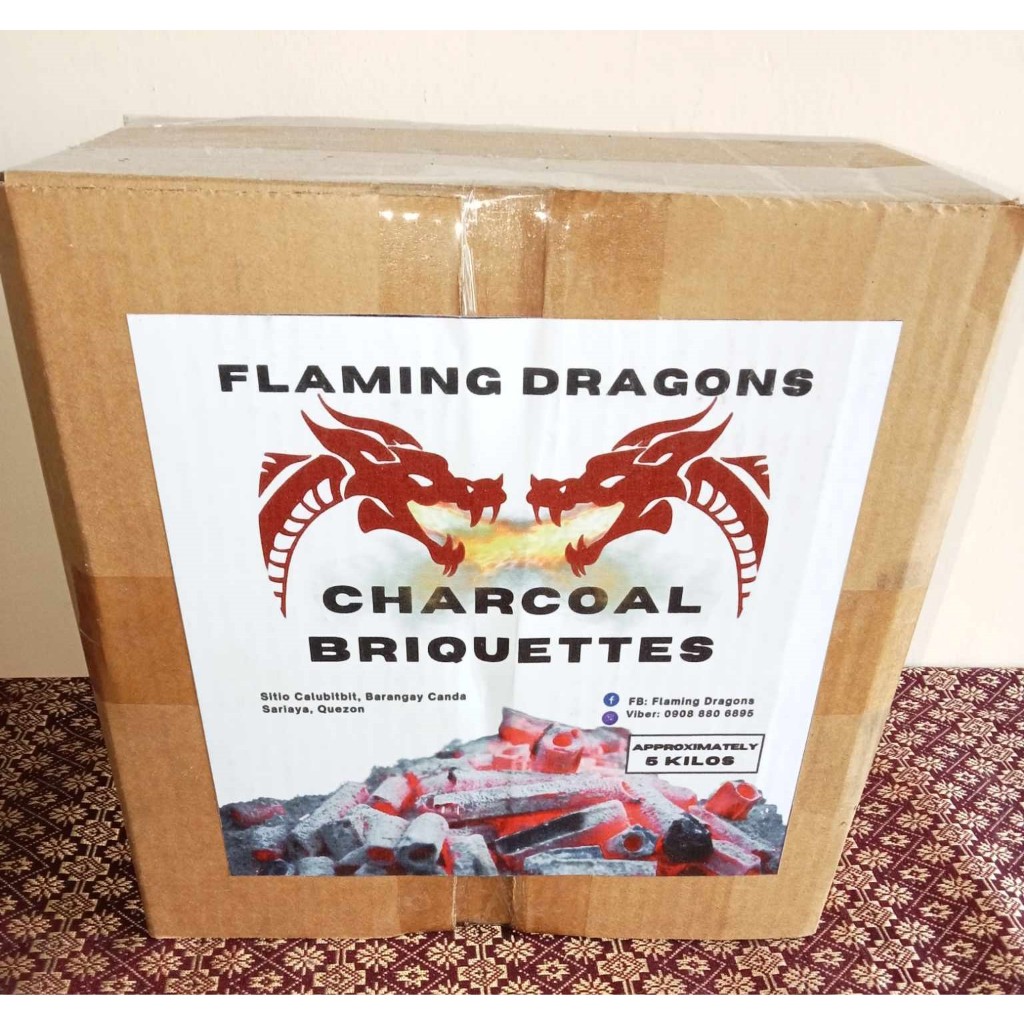 Flaming Dragons Charcoal (ULING) 5 KILOS | Shopee Philippines