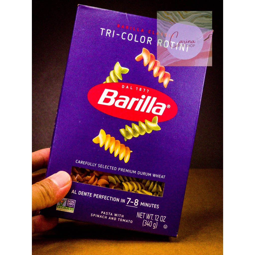 Barilla Pasta Tri Color Rotini 340g | Shopee Philippines
