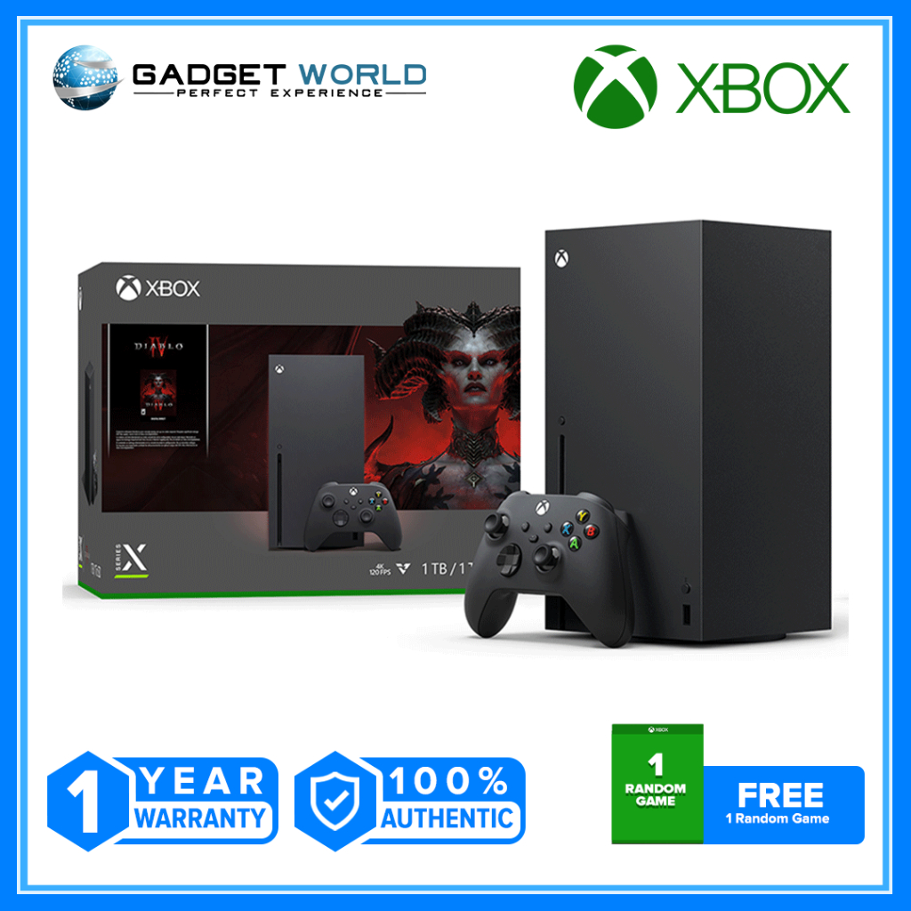 Xbox Series X Console 1TB SSD Diablo IV Bundle Black | Shopee Philippines