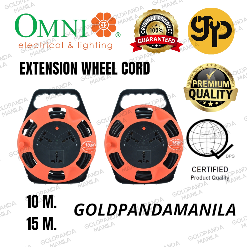 Extension Wheel Cord Set, 10 Meters, 15 Meters, WEW10M WEW15M ...