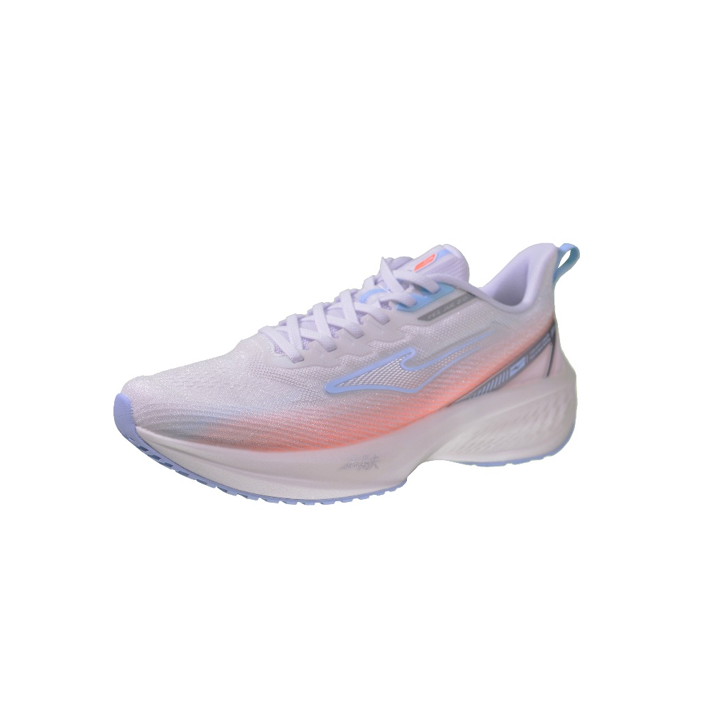 ERKE Women's White Performance Mesh Running Shoes 鴻星尔克女竞训跑鞋, 尔克白/荧光橙粉 ...