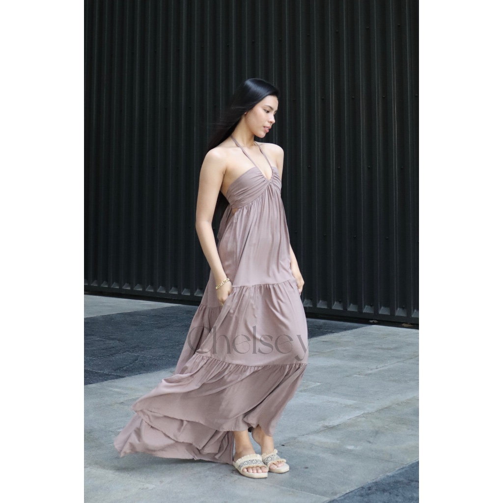 ELLA sheer linen dress for women | Shopee Philippines