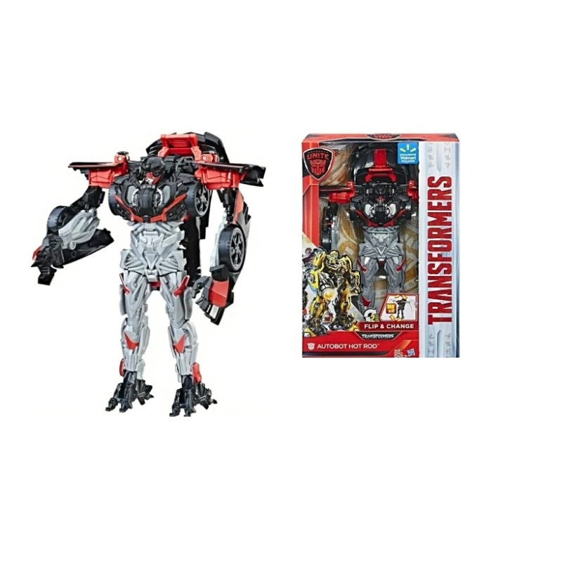 Transformers Flip and Change The Last Knight Unite Autobot Hotrod ...