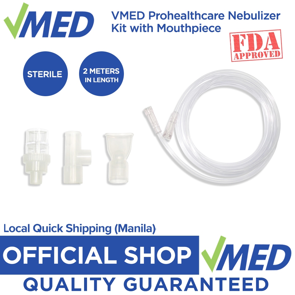 VMED Prohealthcare Sterile Nebulizer Kit with Mouthpiece | Shopee ...