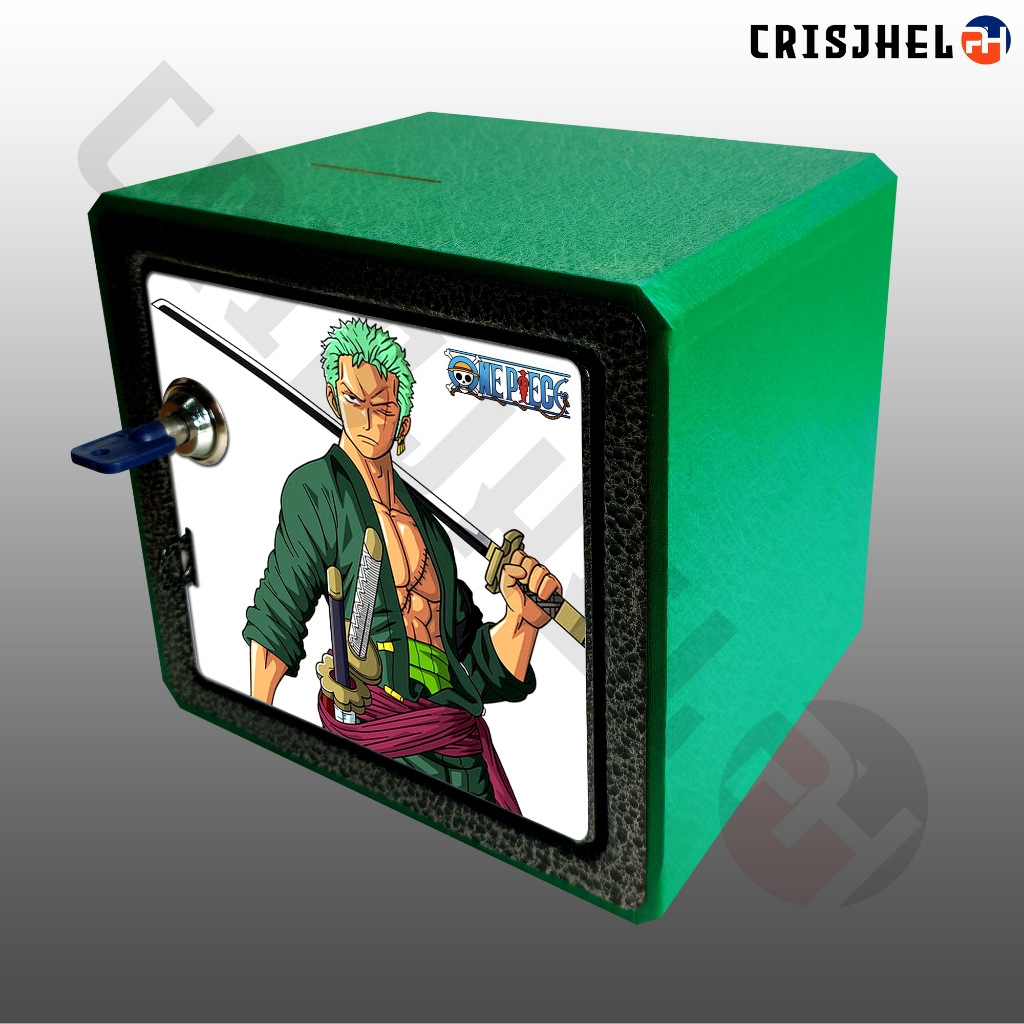 MINI - Roronoa Zoro Customized Design Alkansya Vault & Multipurpose ...