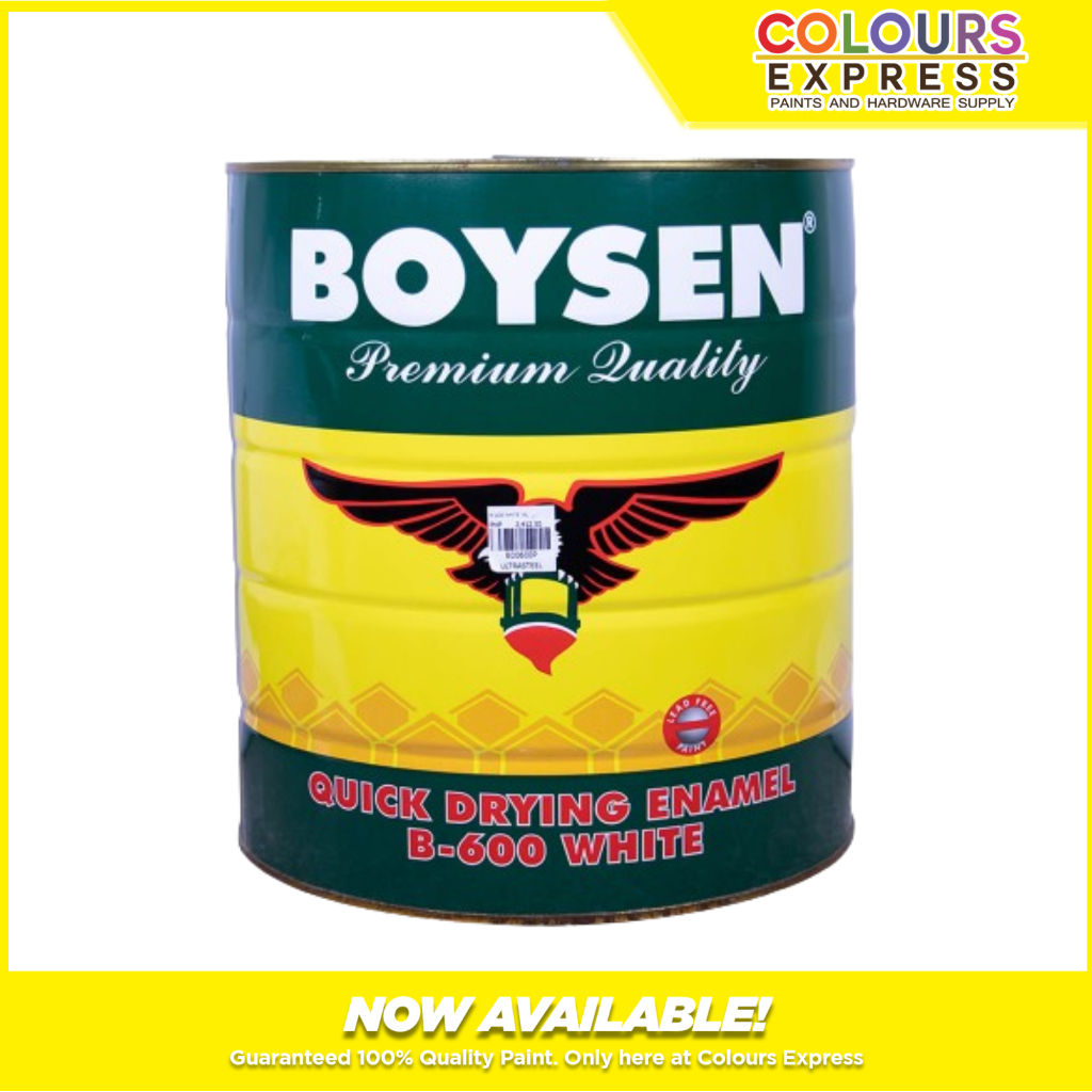 Boysen Quick Dry Enamel White B-600 | Shopee Philippines
