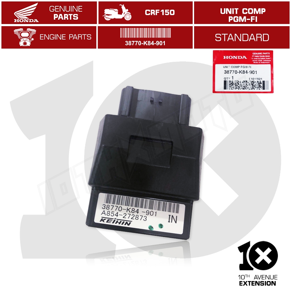 10thX Honda Genuine PGM-FI Unit / ECU Part No. 38770-K84-901 for CRF150 | Shopee Philippines