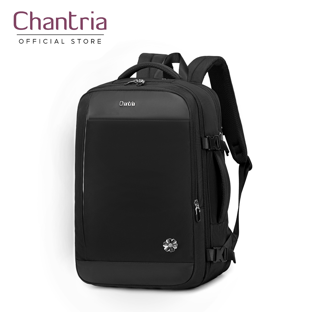 Chantria CB00606 Waterproof Expandable 3 Zipper Suitcase with USB Port ...