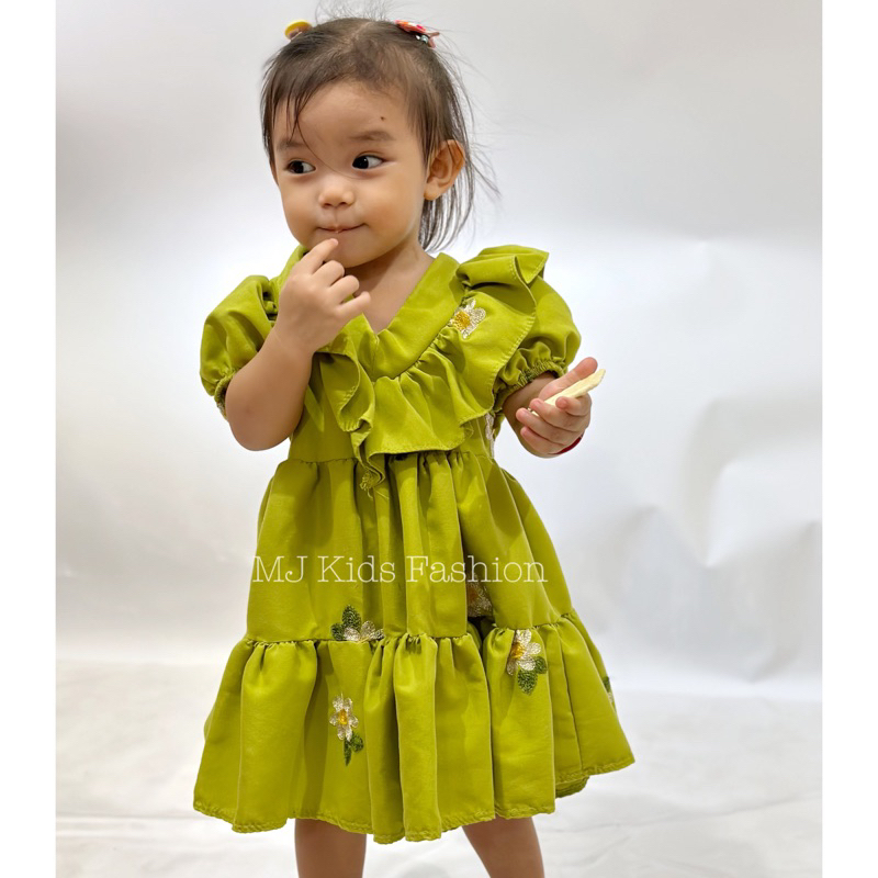 Ayesha KIDS Dress S/L 1-2 years old/6-8 years old | Shopee Philippines