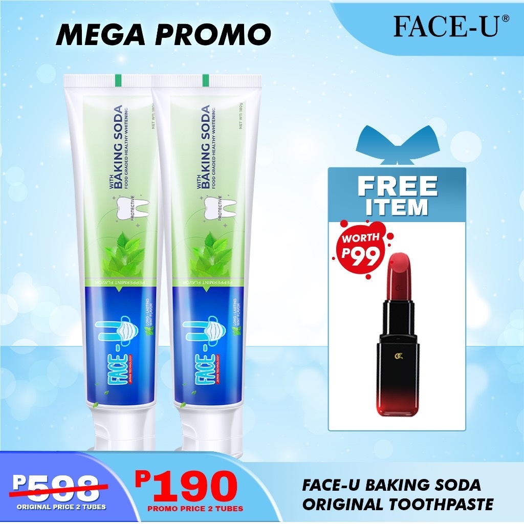 JAPAN TECH FACEU 180g Whitening Peppermint Food Graded Healthy Family ...