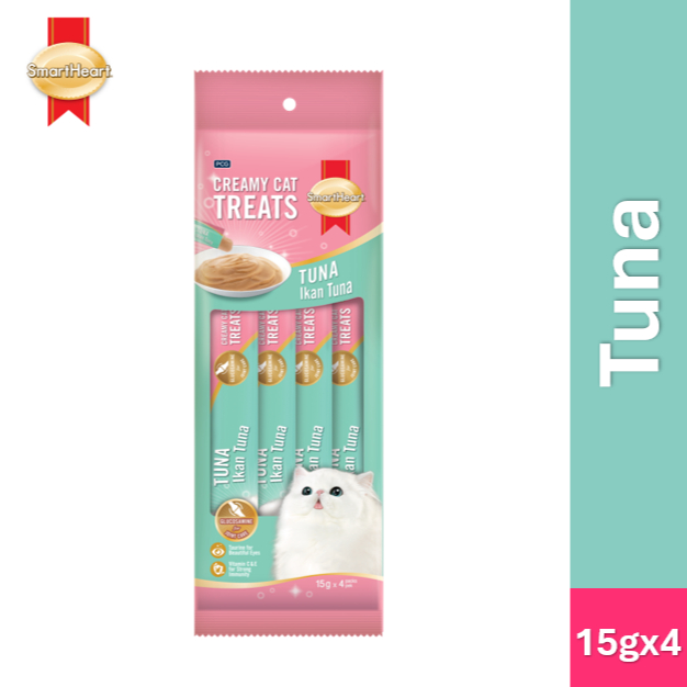 SmartHeart Creamy Treats Tuna 60g | Shopee Philippines