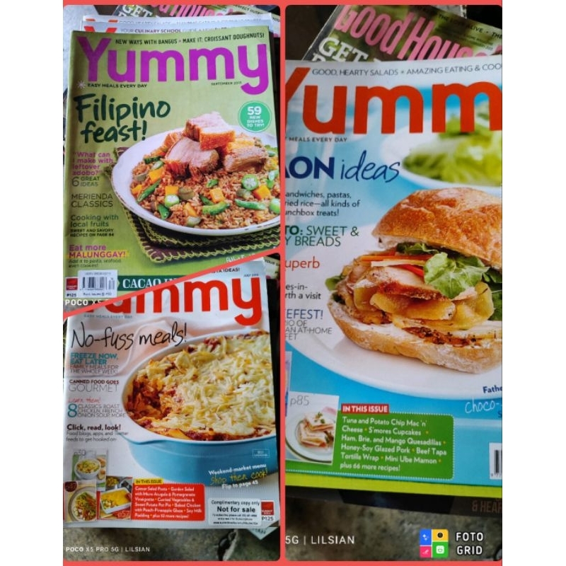 Vintage Food Magazines {YUMMY} 5/5new | Shopee Philippines