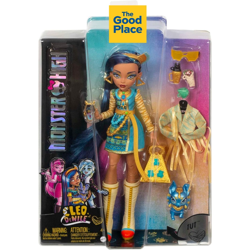 MATTEL Monster High Cleo De Nile Core Doll With Pet Dog Tut And ...