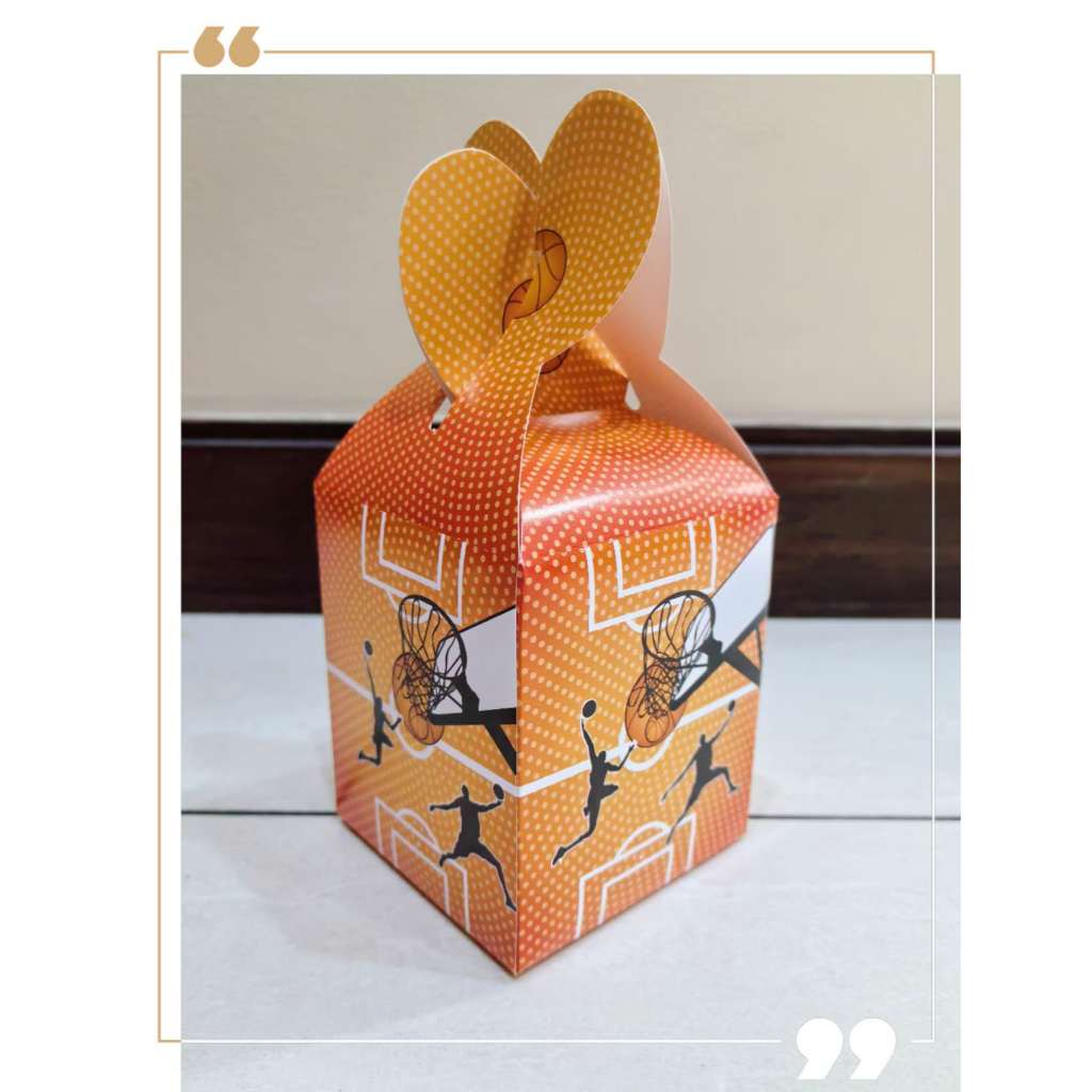 6pcs/pack sports basketball paper Candy box birthday party dessert ...