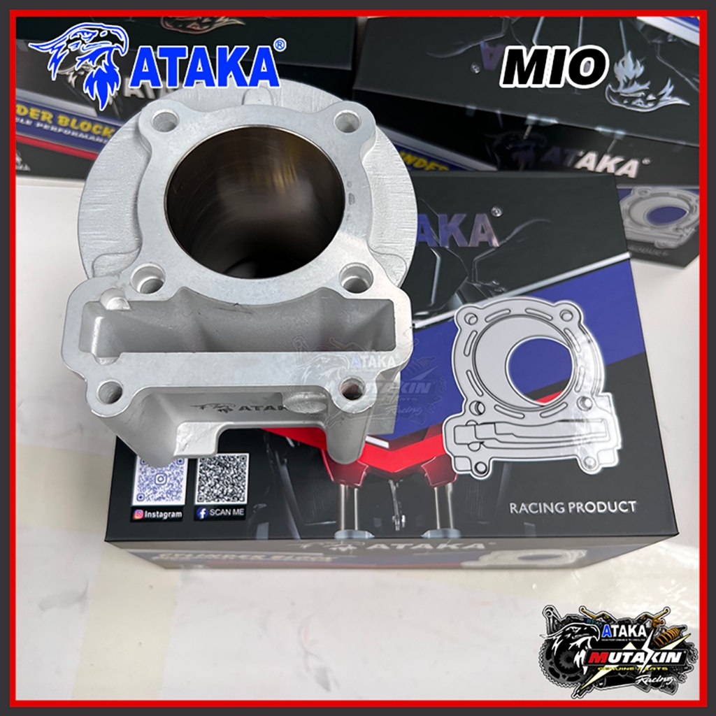 ATAKA Ceramics Cylinder Block 59MM Mio Soulty/Mio Sporty/Fino/Mio ...
